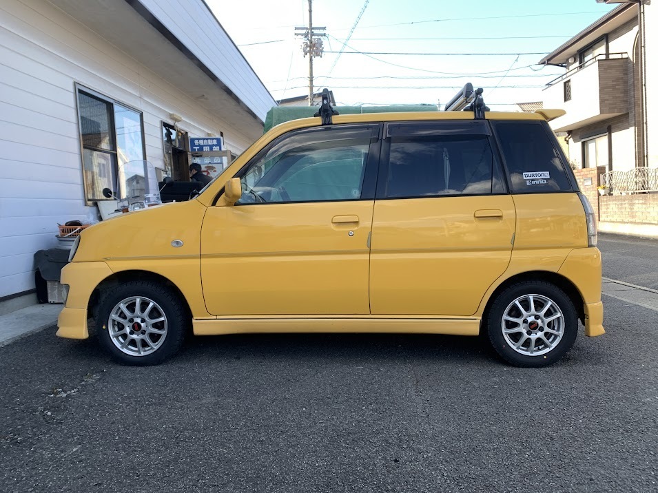 プレオのスタッドレスタイヤを交換: 暇つぶしになんかしよか･･･